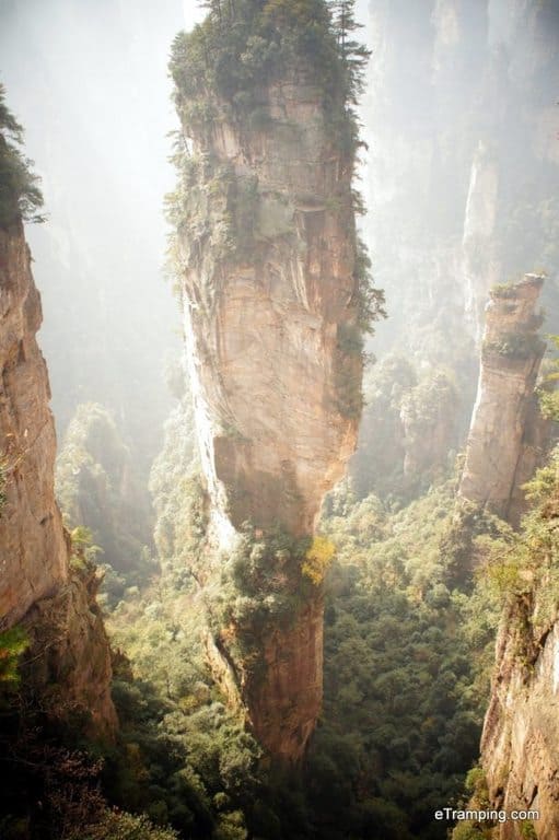 The Hallelujah Floating Mountains, Zhangjiajie | Etramping